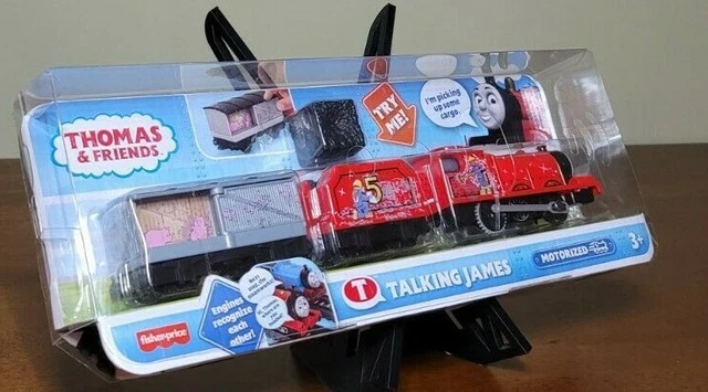 THOMAS AND FRIENDS Trackmaster Talking James Motorized Engine Train New ...