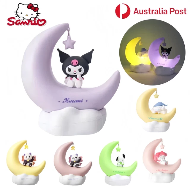 SANRIO LIGHT NIGHT Cinnamoroll Kuromi USB LED Desktop Figure Model ...