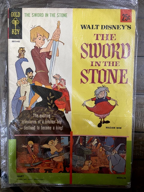 WALT DISNEY'S THE Sword in the Stone Gold Key Comics 1963 $10.98 - PicClick