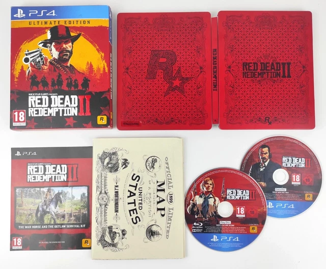 RED DEAD REDEMPTION 2 PS4 Ultimate Collectors Edition Steelbook 1x ...