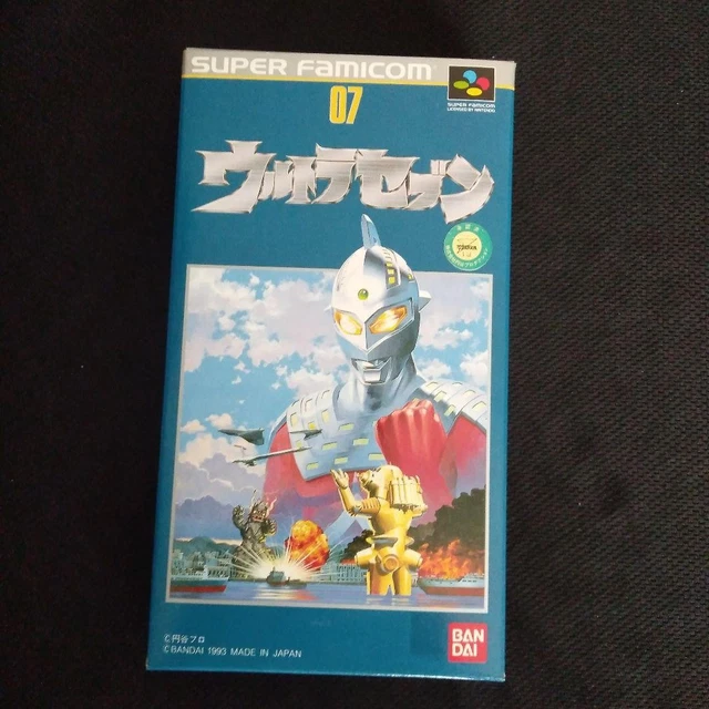 RARE NEW SUPER Famicom ULTRASEVEN 1993 Bandai Japan SFC Action Game Boxed £227.91 - PicClick UK
