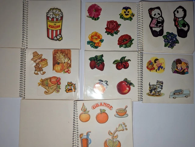 VINTAGE STICKER ALBUM Collection 80s Sticker Collection Strawberry ...
