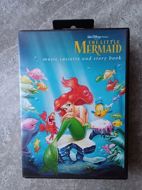 DISNEY'S THE LITTLE Mermaid 1998 Music Cassette and Story Book with ...