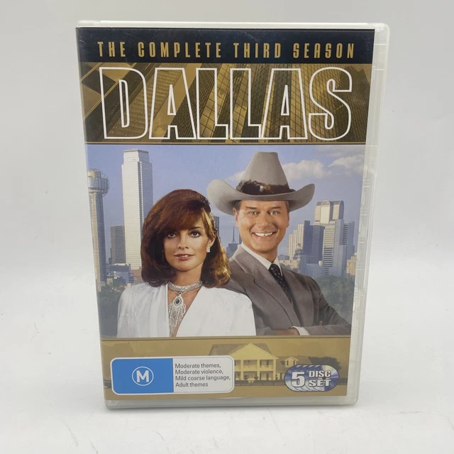 DALLAS COMPLETE THIRD Season 3rd Series DVD Region 4 PAL Free Post Aus ...