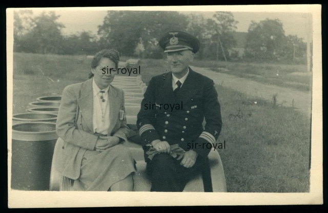 KALEUN MIT ORDENSSPANGE - Kriegsmarine Kapitänleutnant - WK2 Foto-AK ...