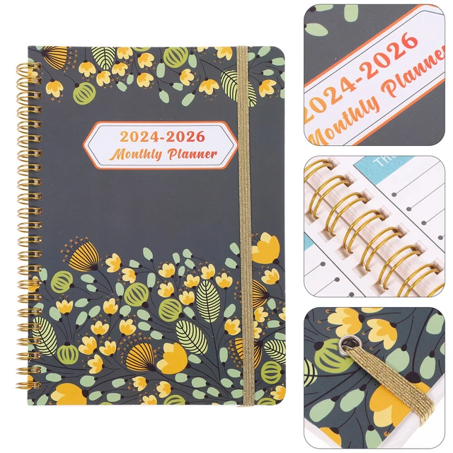 CAHIER DE PLANIFICATION Mensuelle Agenda 2024 Bloc-notes Carnet Poche ...