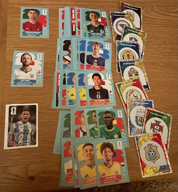 PANINI FIFA WORLD Cup 2026 - 88 sticker bundle (no duplicates ...