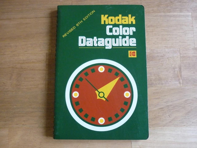 KODAK COLOR DATAGUIDE revised 6th edition compete with photo and ...