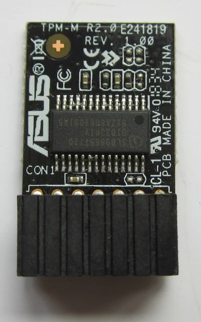 ASUS TPM-M R2.0 Trusted Platform Module (TPM 2.0, 14-1 pin) £29.95 ...
