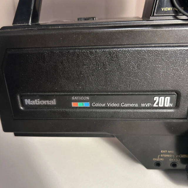 VINTAGE NATIONAL WVP-200N Colour Video Camera Untested Visually ...