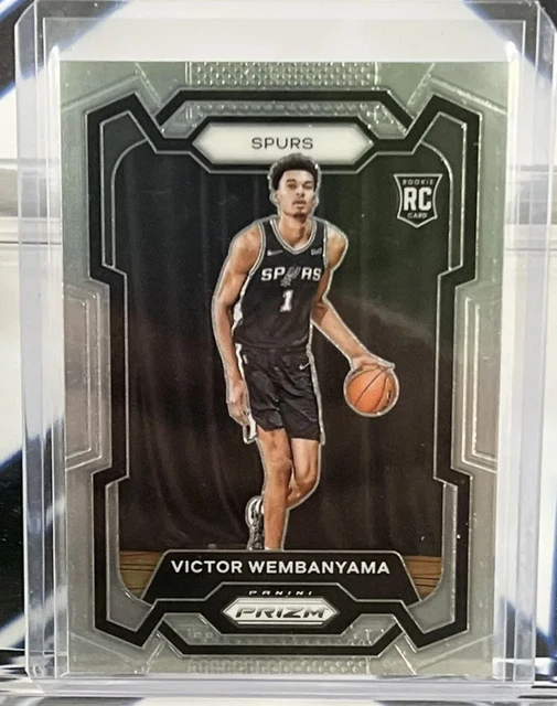 2023-24 PANINI PRIZM VICTOR WEMBANYAMA Base RC #136 Rookie Card Spurs ...