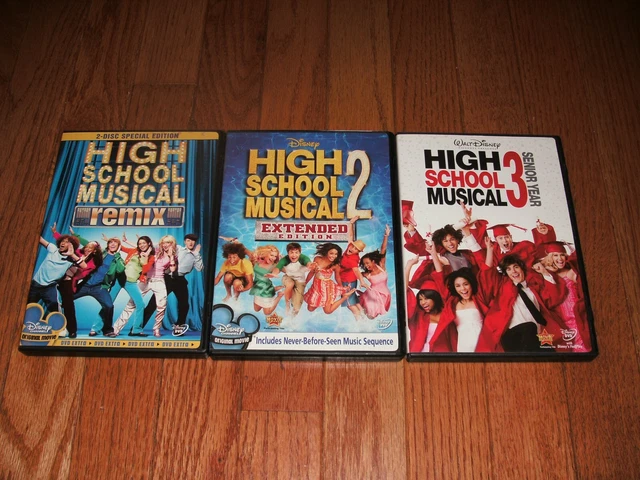 TRILOGIE MUSICALE DISNEY'S High School sur DVD. Zac Efron & Vanessa ...