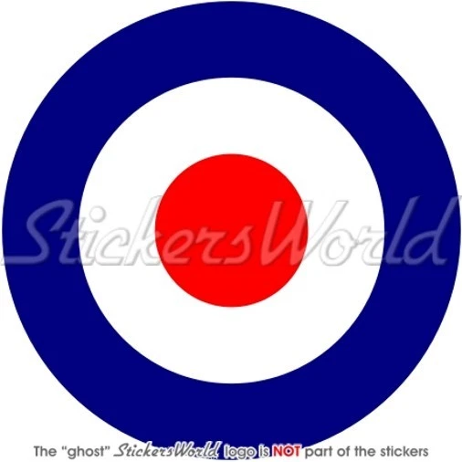 RAF UK ROYAL Air Force Type D Roundel Aircraft 100mm Vinyl Sticker £4. ...