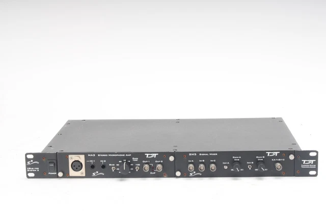 TUCKER-DAVIS ZBUS SYSTÈME 3 Châssis W/MA3 Micro Amp, SM5 Mixer, PS20 ...