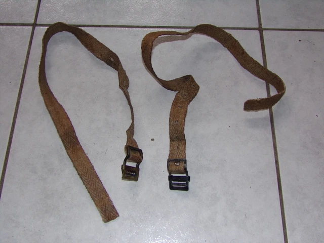 PAIRE DE SANGLES A Identifier WW1/WW2 Francais Allemand Anglais US EUR 9,99 - PicClick FR