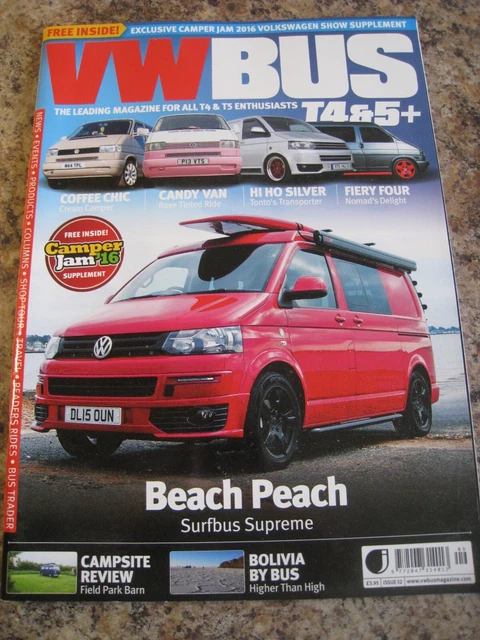 VW BUS MAGAZINE Issue 52 Nomad's Delight Coffee Chic Candy Van Beach Surfbus Sup £5.99 - PicClick UK