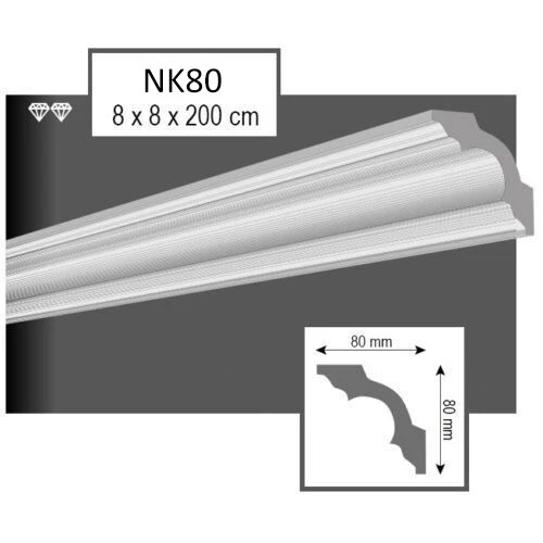 28 METRI LISTELLI in polistirolo profili decorativi profili in stucco listello in stucco ...