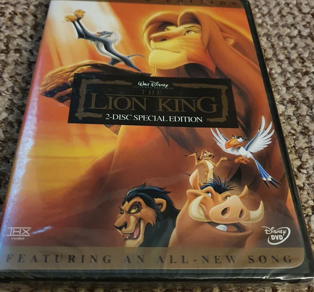 THE LION KING - (Special Edition) (DVD 2 DISC SET) WALT DISNEY NEW SEALED £7.99 - PicClick UK