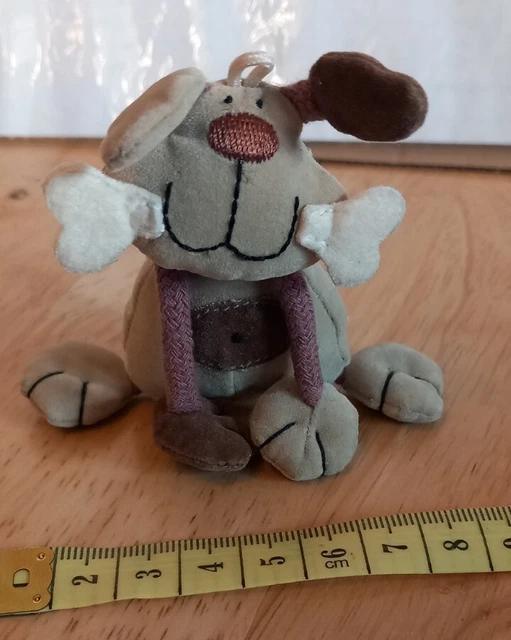JELLYCAT DINGLY DANGLY Dere Dog and Bone. Mini 8cm £10.00 - PicClick UK