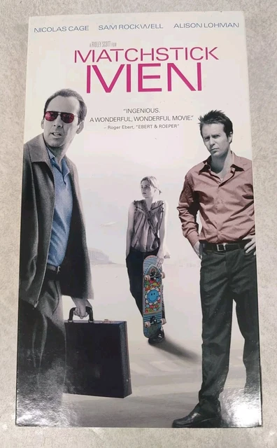 MATCHSTICK MEN (VHS 2004) NICOLAS CAGE Sam Rockwell **Buy 2 Get 1 Free ...