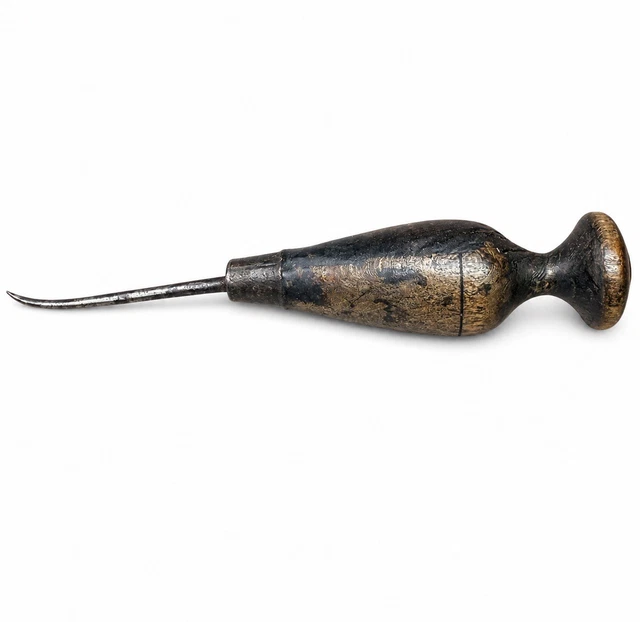 CURVED LEATHER STITCHING Awl Inseam Bent Awl Shoemaking Leathercraft ...