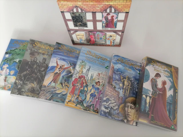 SHAKESPEARE THE ANIMATED Tales (VHS Box Set 1992) 6x VHS Video Tapes £7 ...