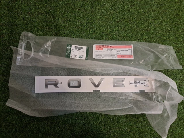 GENUINE JLR RANGE Rover Evoque 2019+ Atlas Rear Name Plate EMBLEM LOGO ...