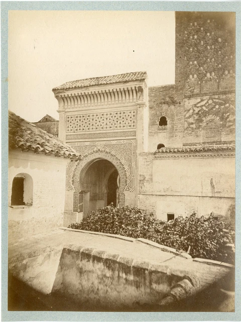 ALGÉRIE, TLEMCEN, MOSQUÉE de Sidi Bou Médine Vintage albumen print. Tirage a EUR 79,00 - PicClick FR