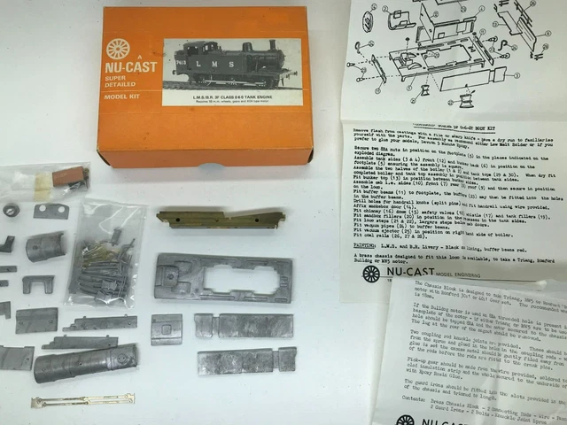 NU-CAST OO GAUGE Lms /Br Class 3F 0-6-0T Tank Loco Kit + Boxed £34.99 ...