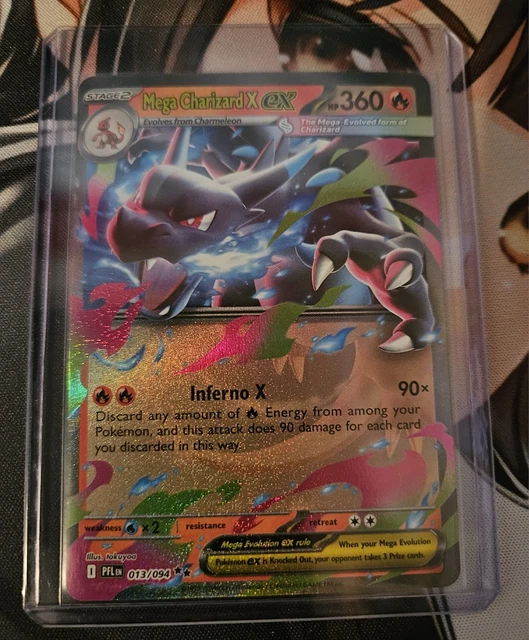 POKÉMON MEGA CHARIZARD X ex 013/094 Phantasmal Flames-Free Shipping $4. ...