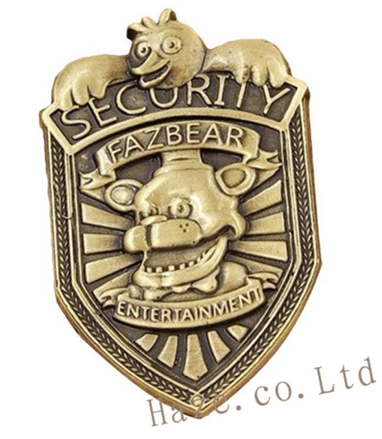 BRAND NEW FIVE Nights at Freddy's Fazbear Security Brooch Pin 2" £6.49 ...