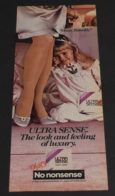 1984 PRINT AD Sexy Heels Fashion Long Legs Lady No Nonsense Pantyhose ...