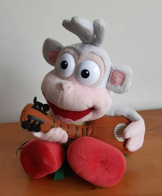 DORA THE EXPLORER Plush Boots Monkey Playing Guitar Soft Stuffed Toy ...