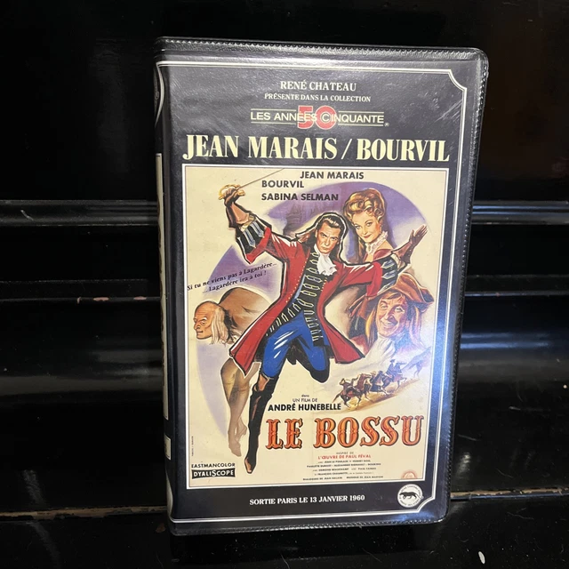 VHS RENÉ CHATEAU / LE BOSSU / avec Jean MARAIS EUR 5,00 - PicClick FR