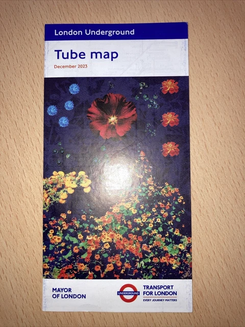 LONDON. UNDERGROUND. MAP. (. Tube Map. 2023. December. I ) £1.99 ...