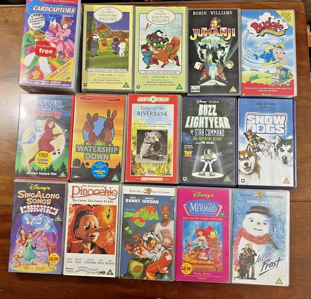 15 VHS VIDEO Children's Bundle Job Lot - Disney, Warner Bros ...