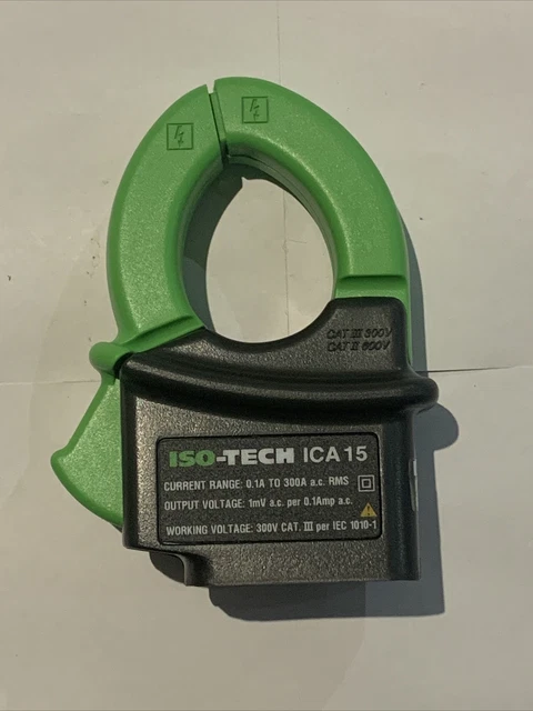 ISO-TECH ICA 15 Multimeter Current Clamp Adapter AC, 29mm RS PRO/ISO ...