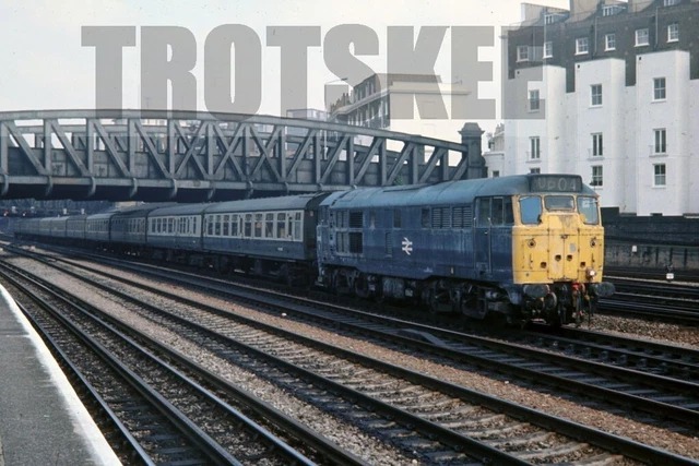 35MM SLIDE BR British Railways Diesel Loco Class 31 31413 Royal Oak ...