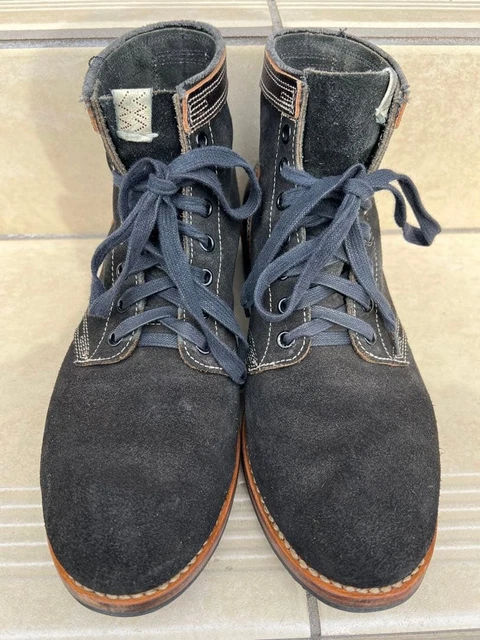 USED VISVIM LAFAYETTE Boots Folk Veg-Suede Engineer Boots Mens Size 10. ...