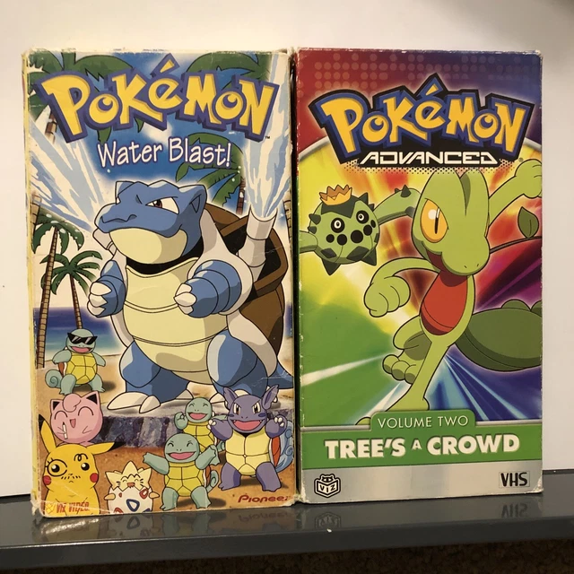 POKEMON VHS LOT Of 2 Pokémon Water Blast! Pokémon Advanced Vol 2 Tree’s ...