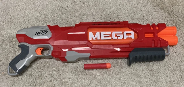 NERF N-STRIKE MEGA DoubleBreach Blaster Double-Barrel Toy Gun Shotgun W ...