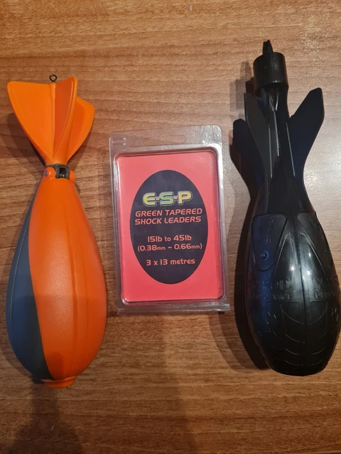 FOX SPOMB, WOLF X-Spod Performance And ESP Tapered Shock Leaders, Carp ...