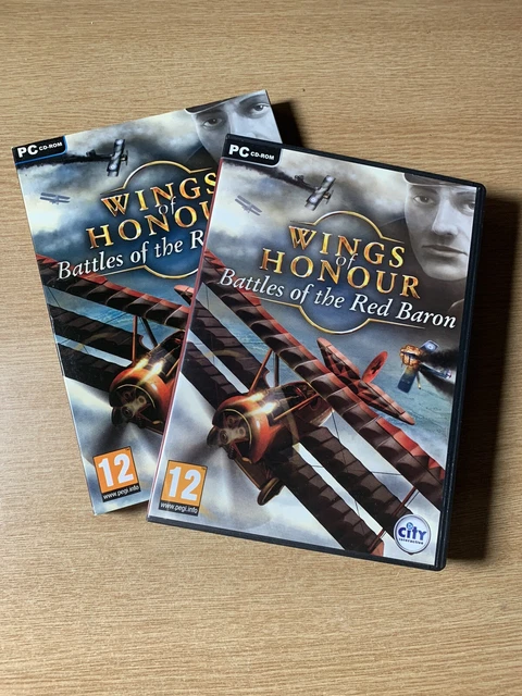 WINGS OF HONOUR Battles of The Red Baron PC Game COMPLETE Manual UK ...
