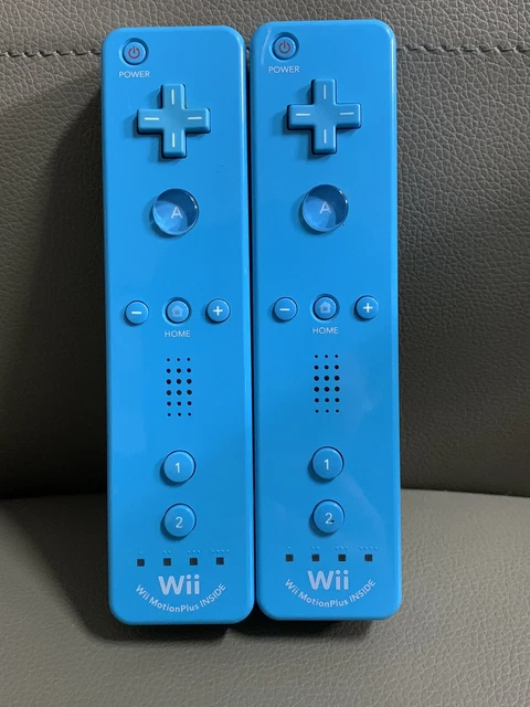 NINTENDO OEM WII Remote Blue Motion Plus Controller Tested 2 $37.00 ...