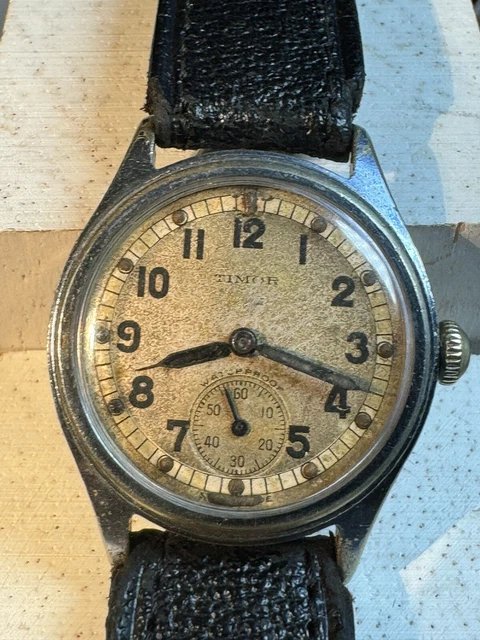 WW2 BRITISH MILITARY Timor ATP Gents Military watch £150.00 - PicClick UK