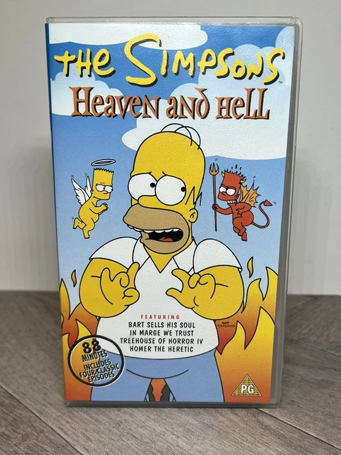 THE SIMPSONS HEAVEN And Hell (1998) VHS Video Tape £2.95 - PicClick UK