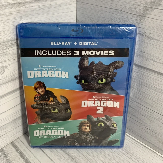 HOW TO TRAIN Your Dragon: 3-Movie Collection (Blu-ray + Digital, 2019 ...