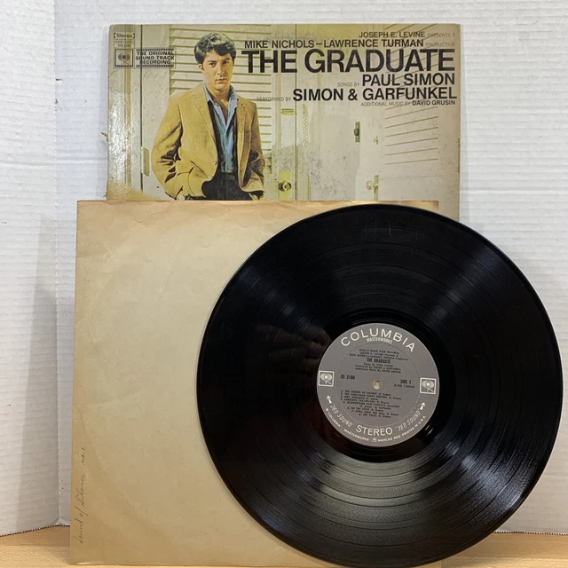 THE GRADUATE SIMON Garfunkel Grusin (1967 Columbia Vinyl) OS-3180 Test ...