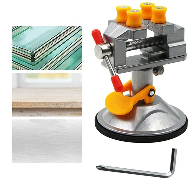 MINI BENCH TABLE Vises Craft Model Making Clamp Light weight 360°rotary ...