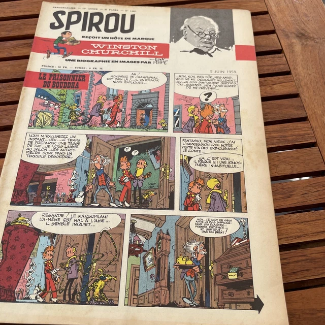 TIM UND STRUPPI Spirou 1051 1958 Lucky Luke Gaston Buck Danny EUR 1,50 ...